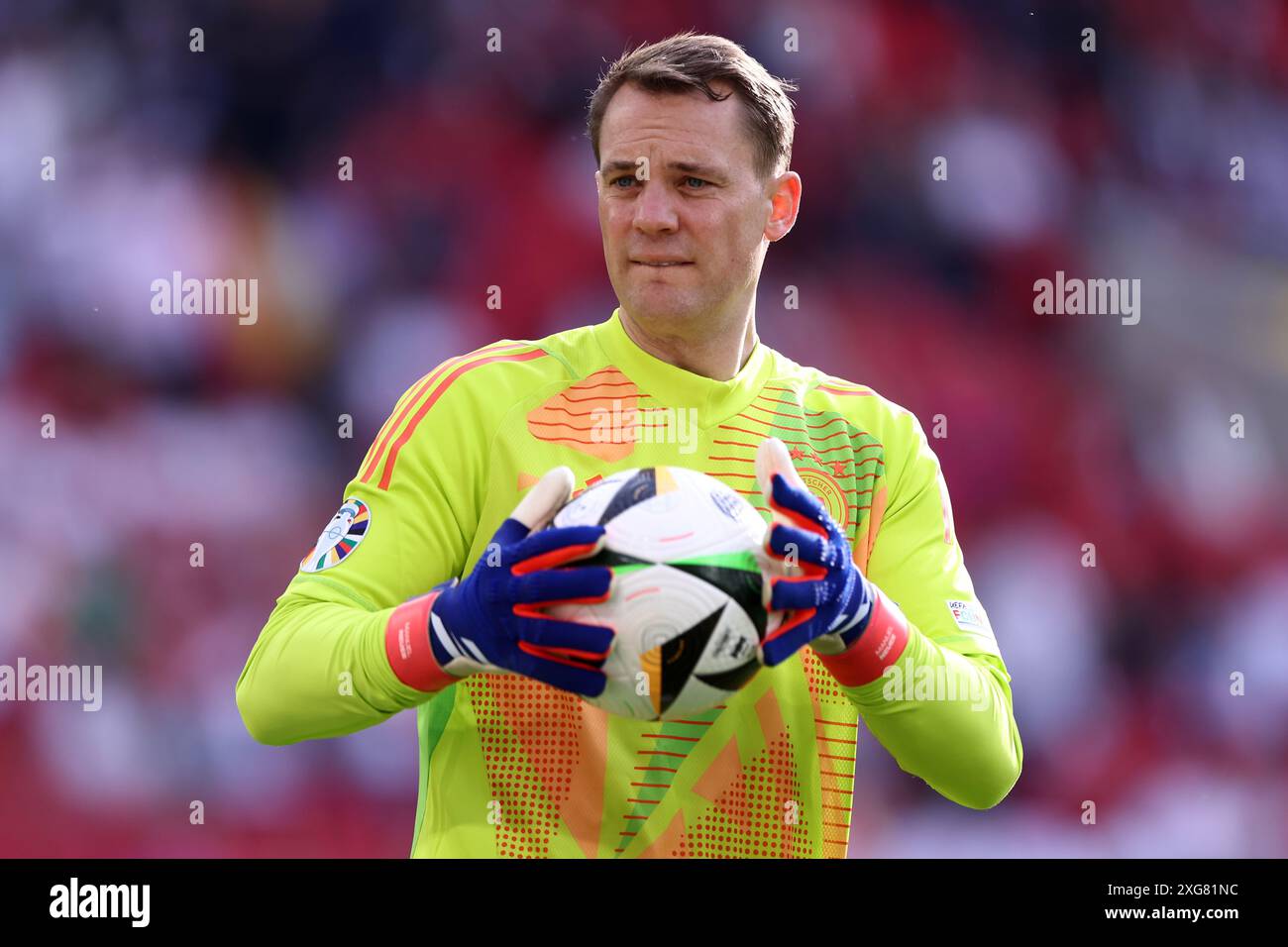 Manuel Neuer of Germany looks on during the Uefa Euro 2024 quarter ...