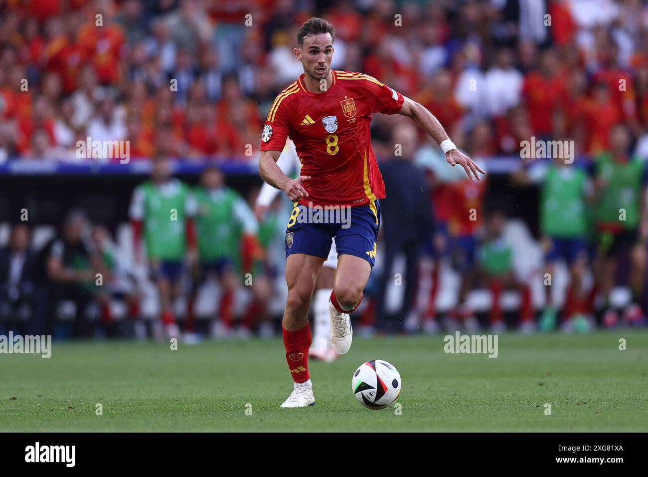Fabian Ruiz of Spain in action during the Uefa Euro 2024 quarter-final ...