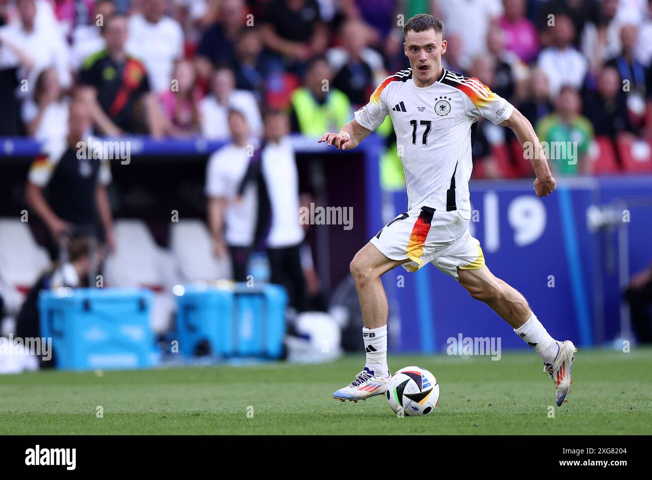 Florian Wirtz of Germany in action during the Uefa Euro 2024 quarter ...