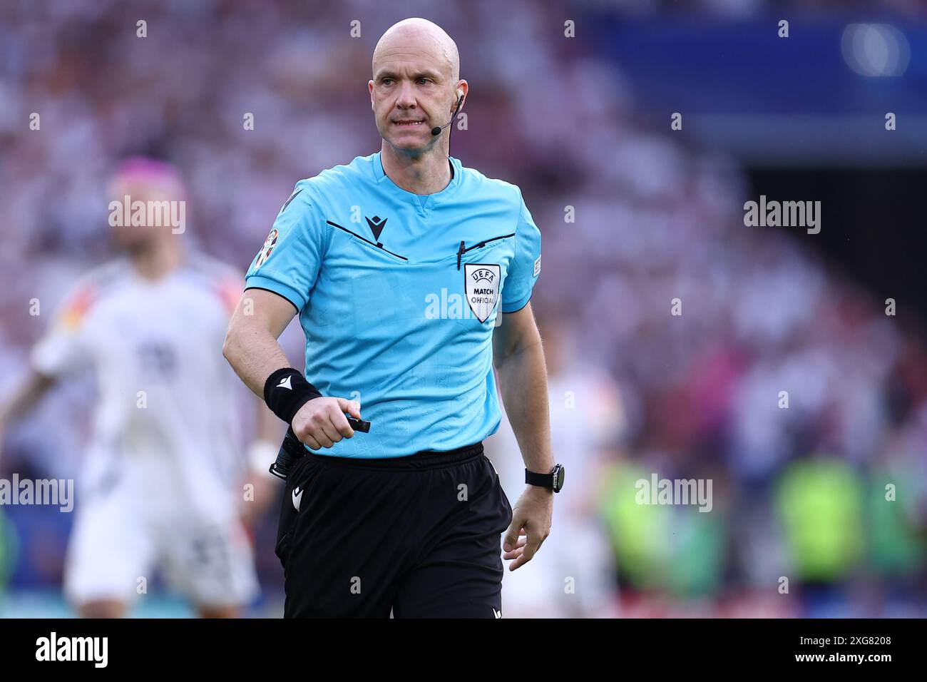 Anthony Taylor looks on during the Uefa Euro 2024 quarter-final ...