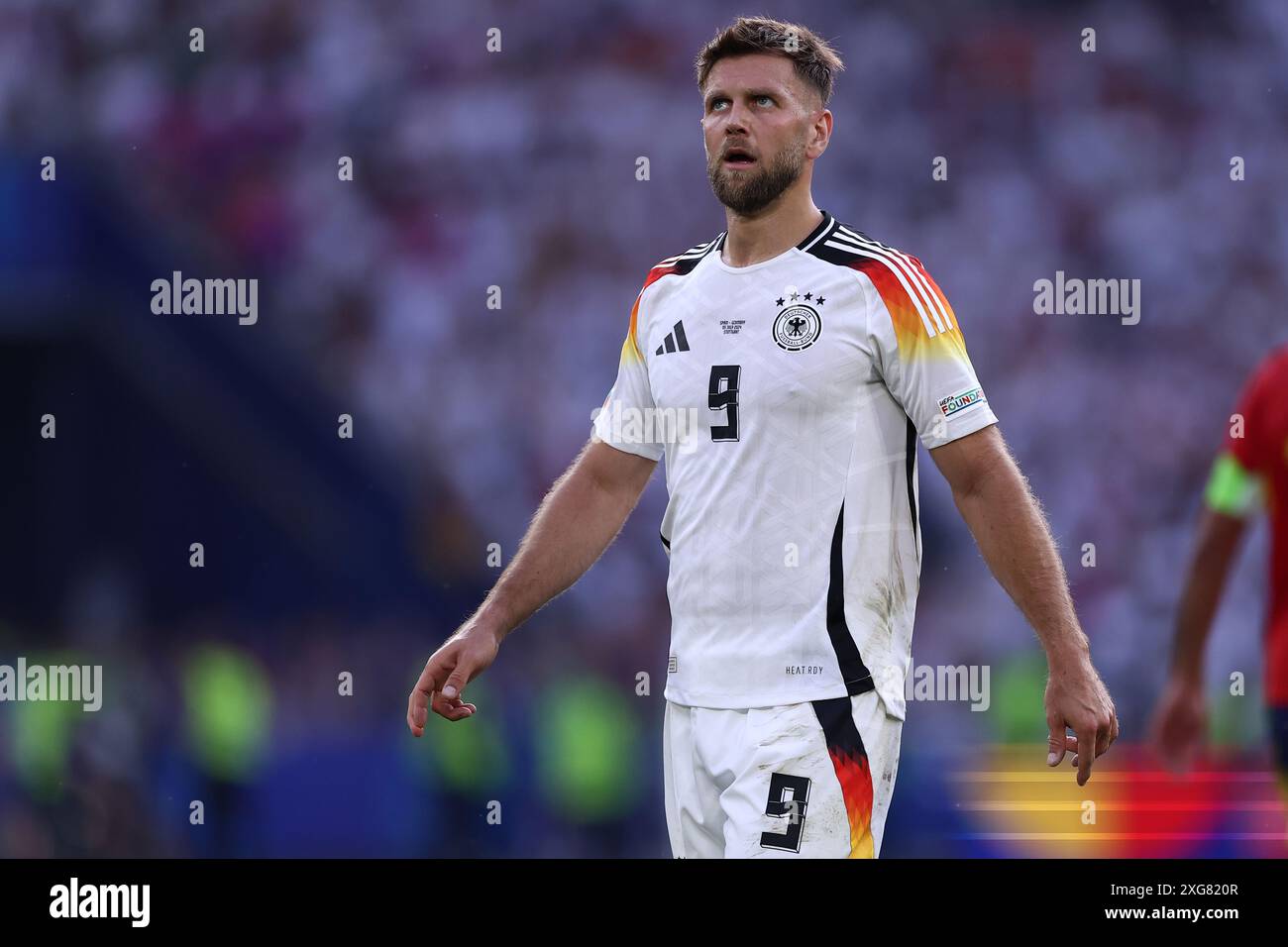 Niclas Fullkrug of Germany looks on during the Uefa Euro 2024 quarter ...