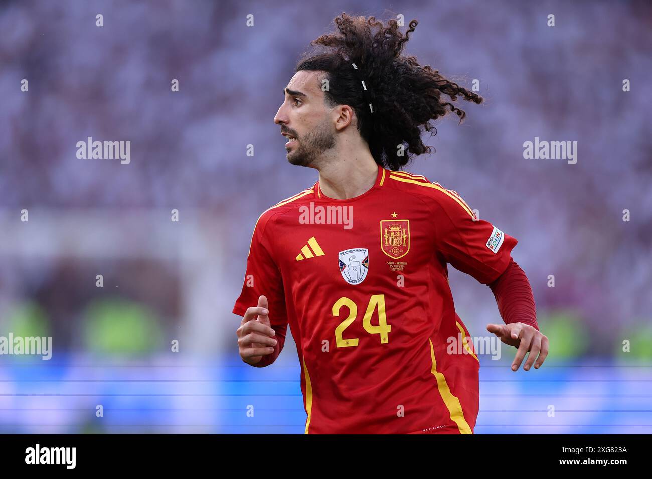 Marc Cucurella of Spain looks on during the Uefa Euro 2024 quarter ...