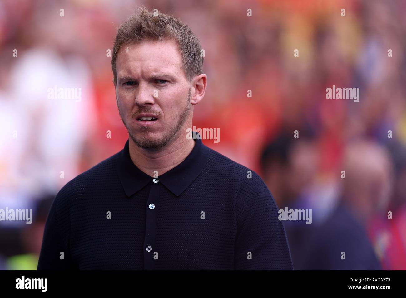 Julian Nagelsmann, head coach of Germany looks on during the Uefa Euro ...