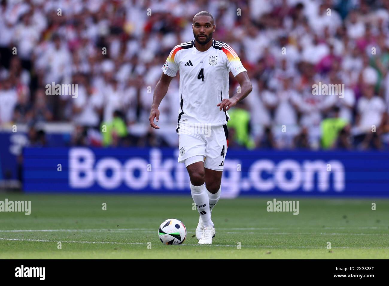 Jonathan Tah of Germany in action during the Uefa Euro 2024 quarter ...