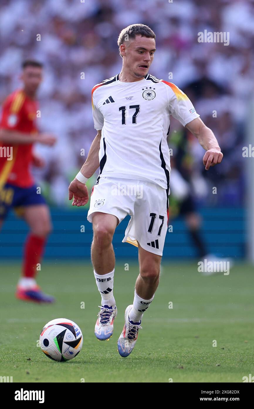 Florian Wirtz of Germany in action during the Uefa Euro 2024 quarter ...