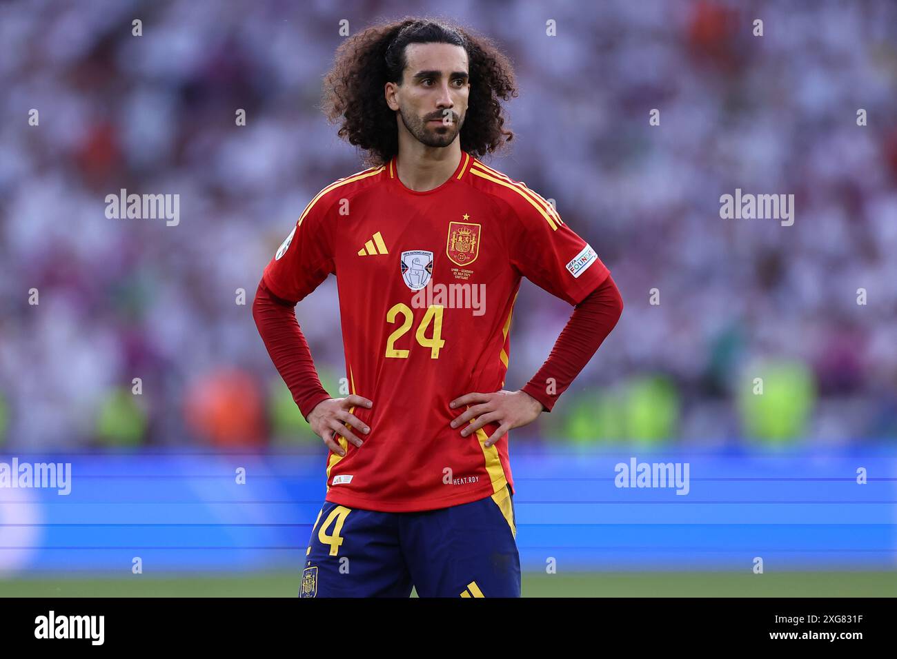 Marc Cucurella of Spain looks on during the Uefa Euro 2024 quarter ...