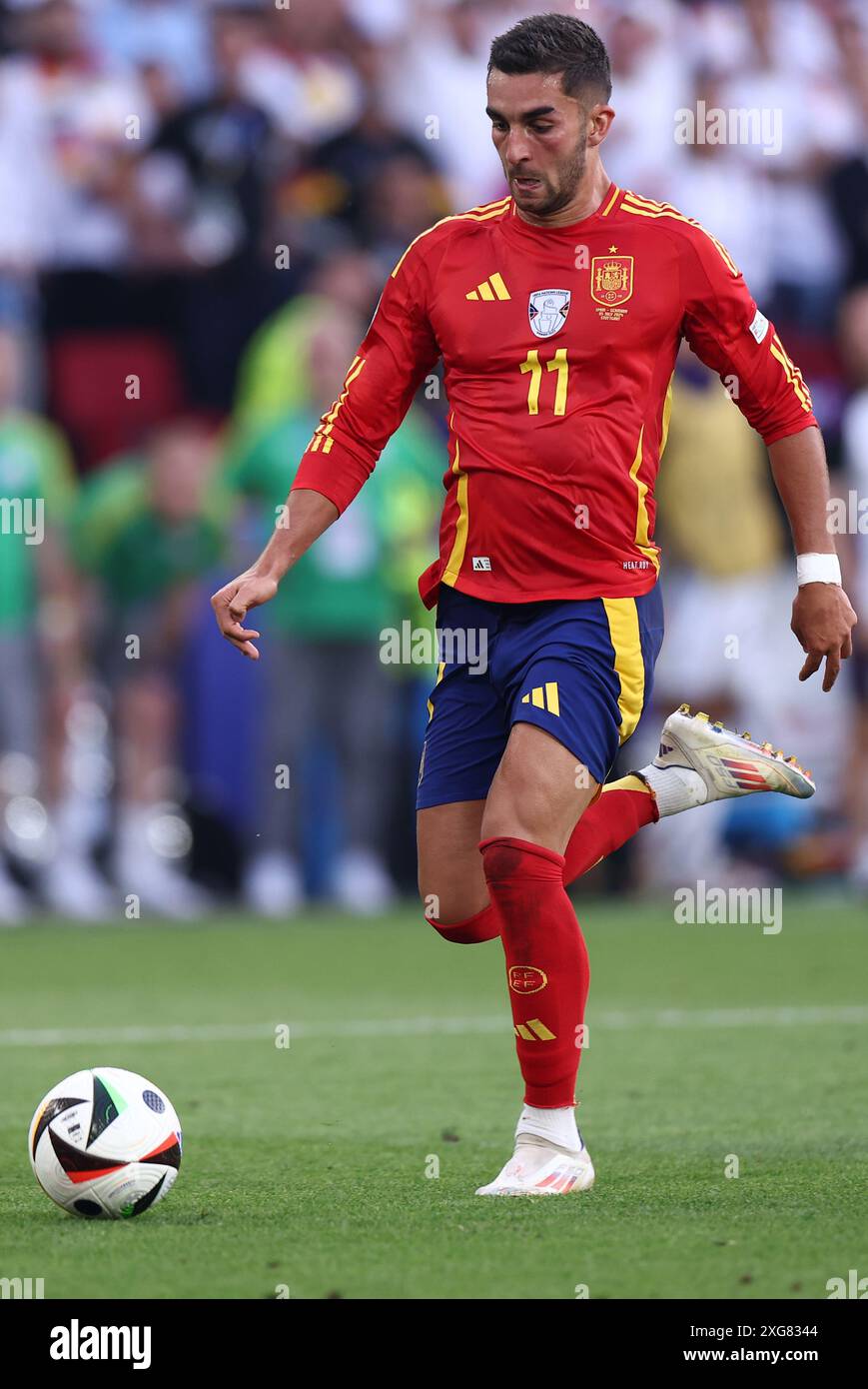 Ferran Torres of Spain in action during the Uefa Euro 2024 quarter ...
