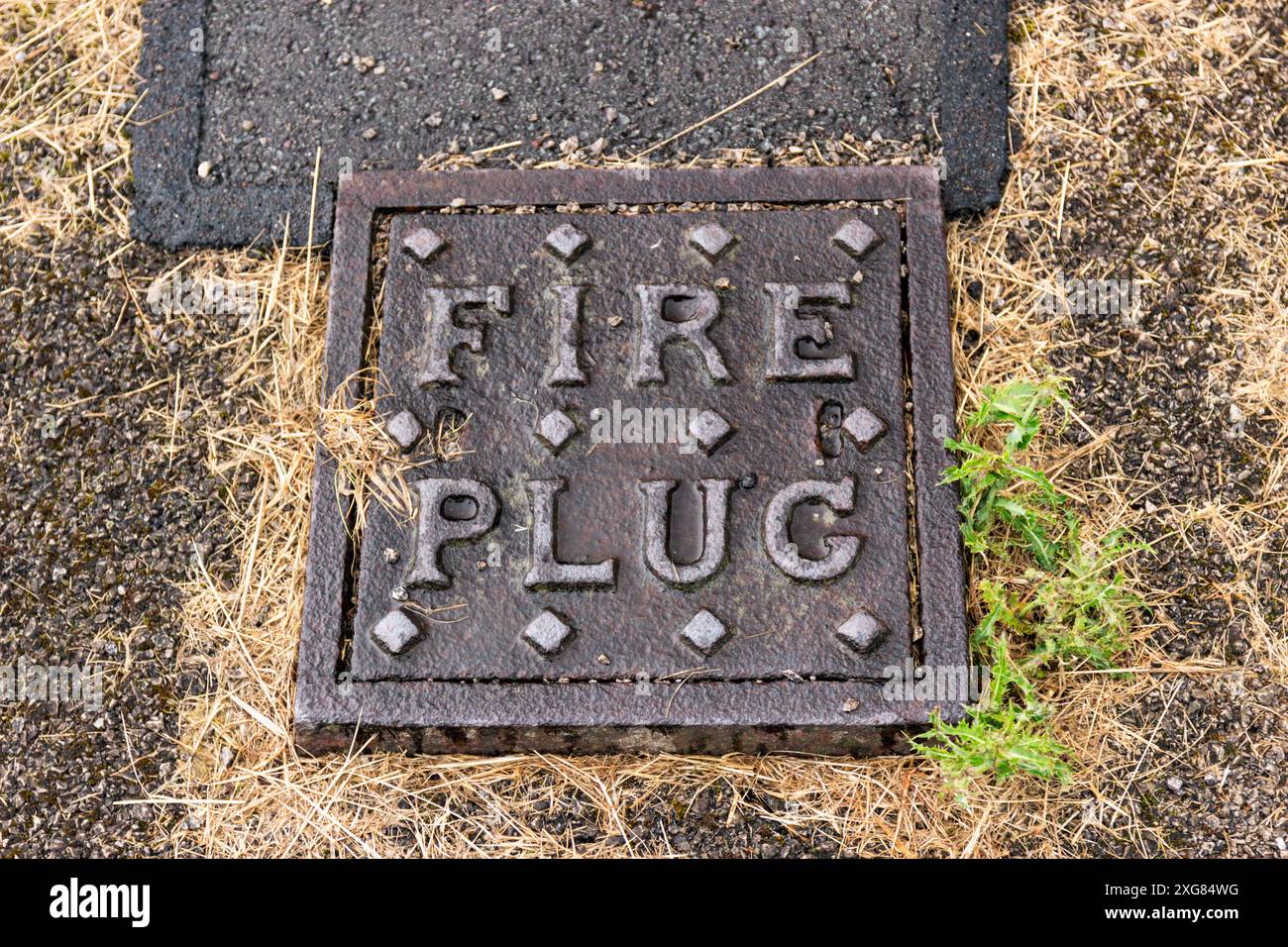 Fire Plug. Blackburn Cemetery Stock Photo - Alamy