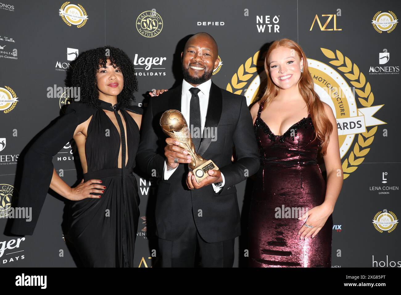 Harley Bird and Jasmine Kerr attend the National Film Awards at ...