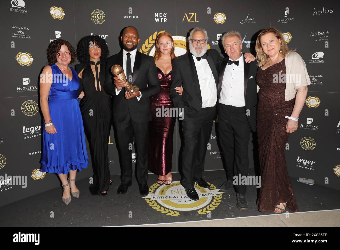 Harley Bird and Jasmine Kerr attend the National Film Awards at ...