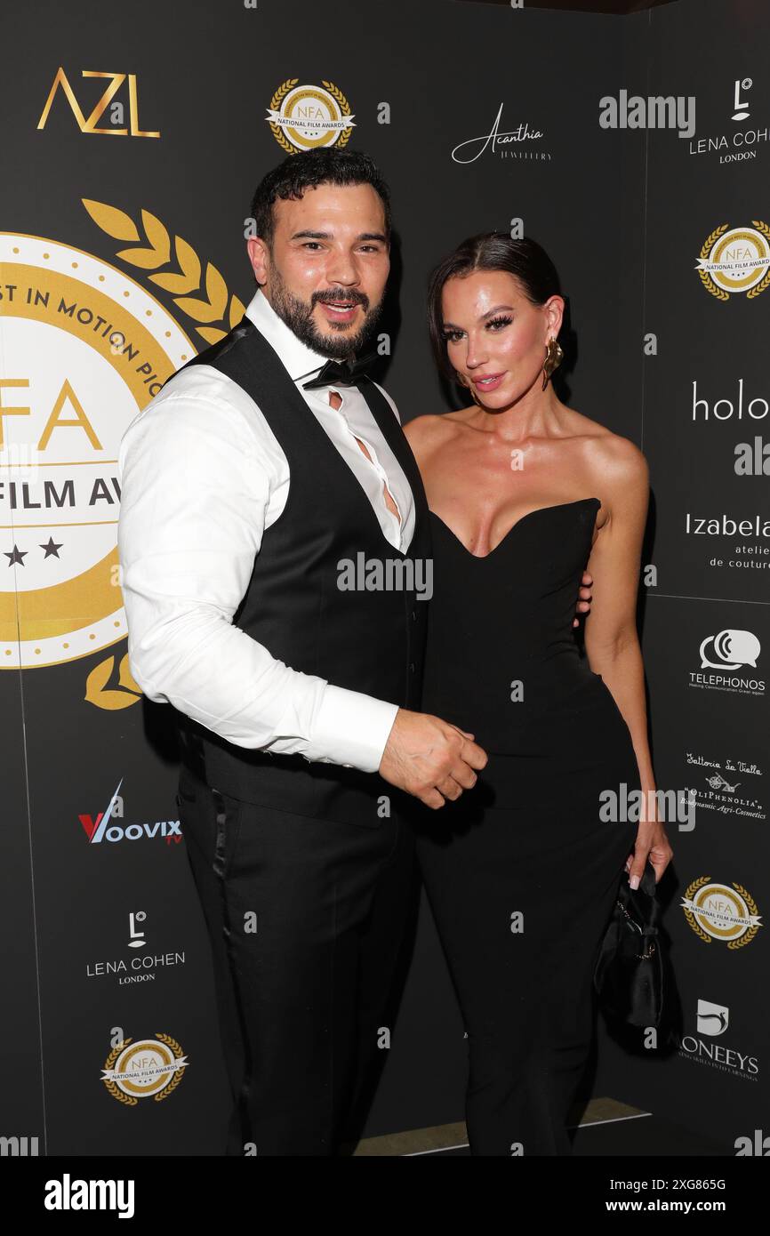 Steven Blades and Natalie Dunn attend National Film Awards at ...