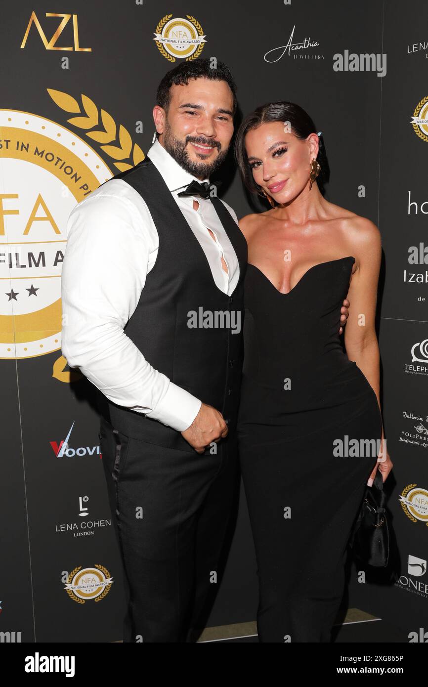 Steven Blades and Natalie Dunn attend National Film Awards at ...