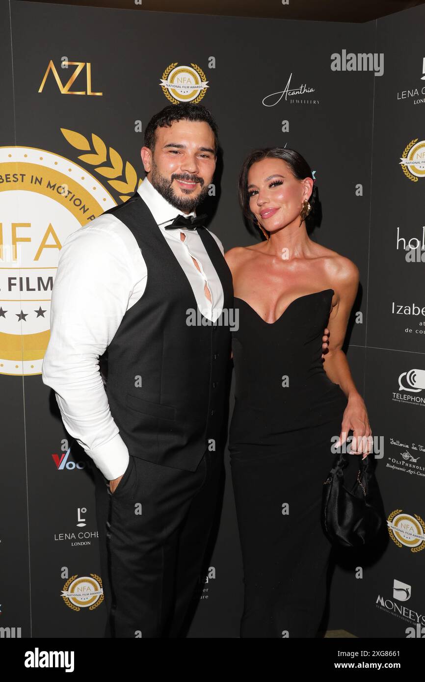 Steven Blades and Natalie Dunn attend National Film Awards at ...