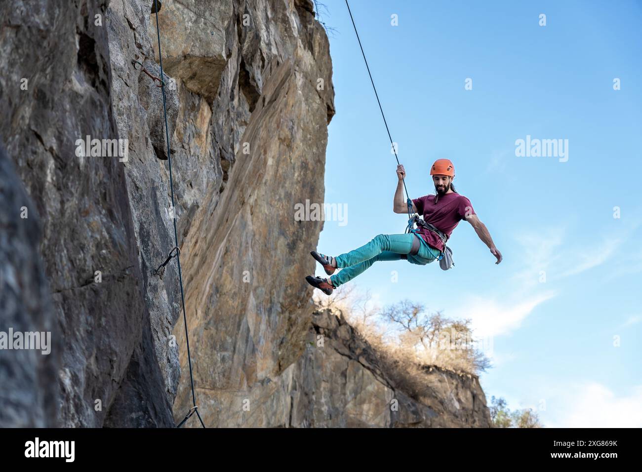 Strong muscular man using hi-res stock photography and images - Alamy