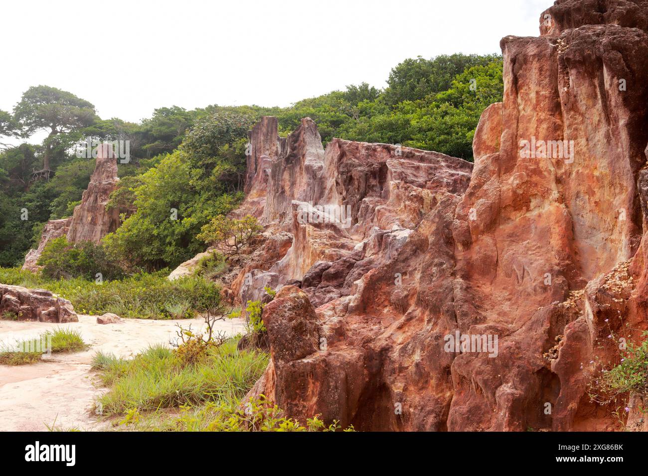 The Colorful and usual rock formation at the Canyon de Coqueirinho in ...
