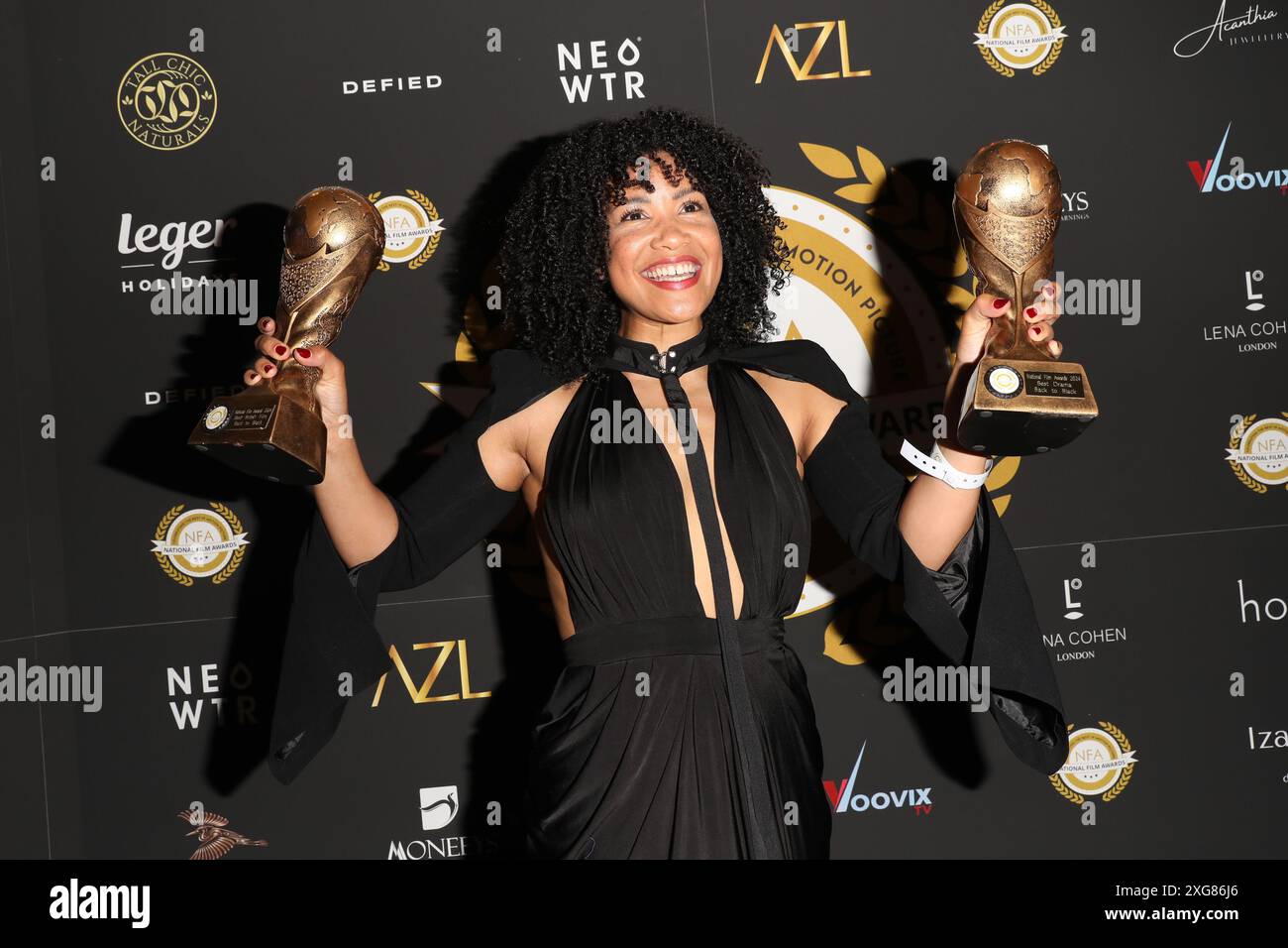 Jasmine Kerr attends National Film Awards at Porchester Hall in London ...