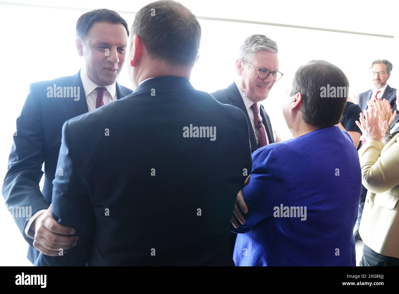 Prime Minister Sir Keir Starmer and Scottish Labour Leader Anas Sarwar ...
