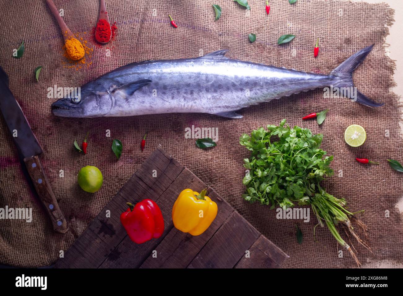 Surmai fish hi-res stock photography and images - Alamy