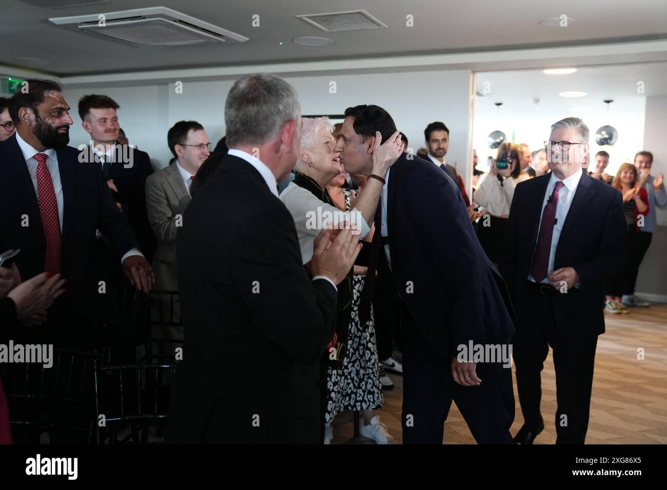Prime Minister Sir Keir Starmer and Scottish Labour Leader Anas Sarwar ...