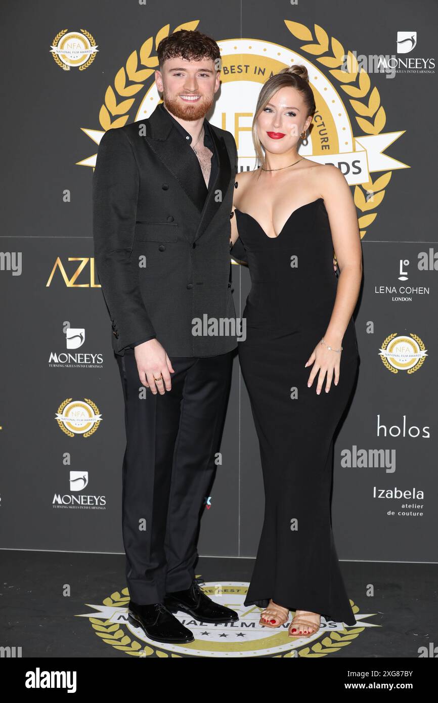 Matty Lee attends National Film Awards at Porchester Hall in London ...