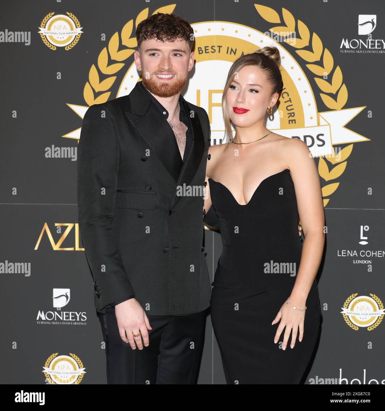 Matty Lee attends National Film Awards at Porchester Hall in London ...