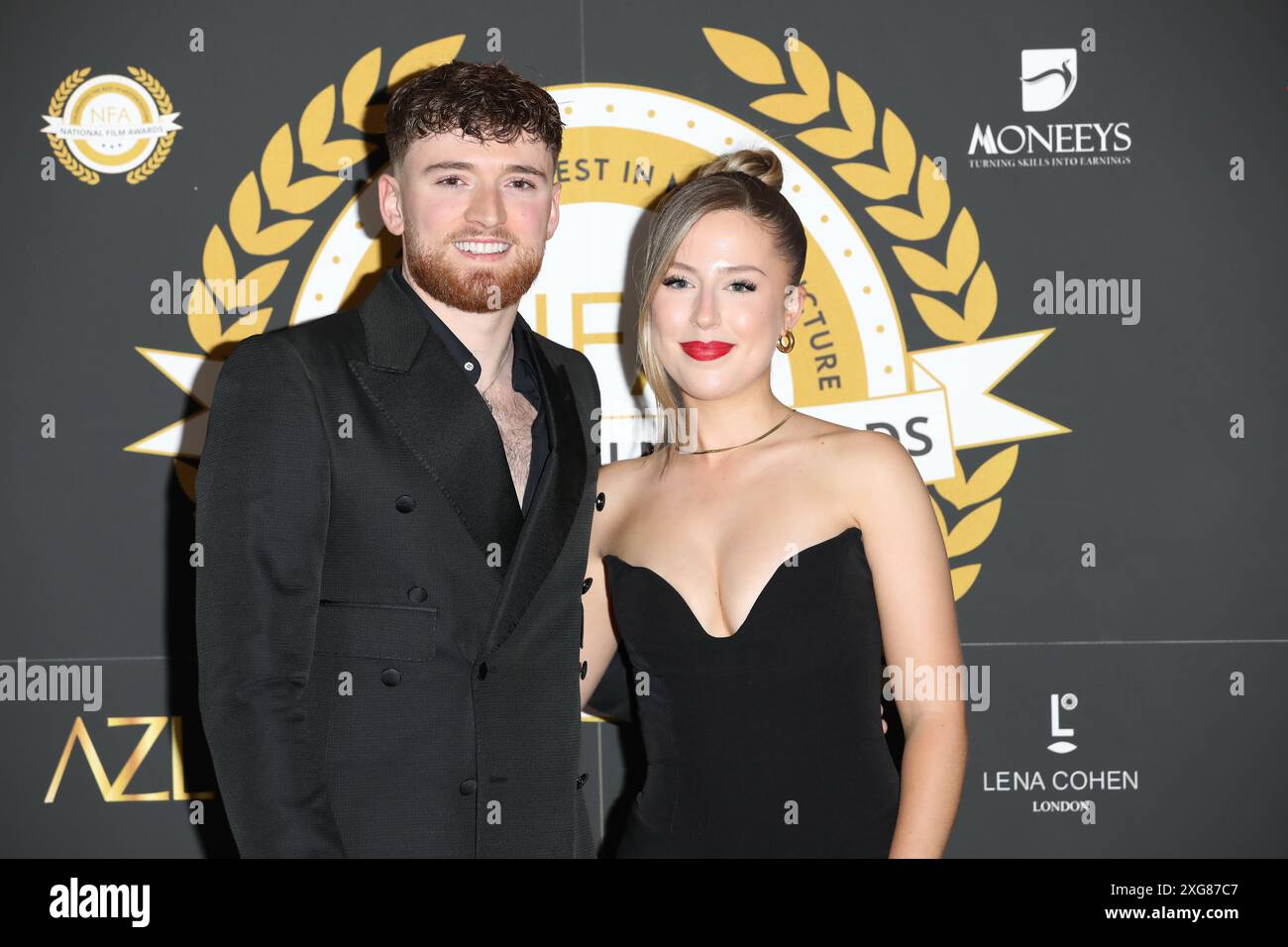 Matty Lee attends National Film Awards at Porchester Hall in London ...