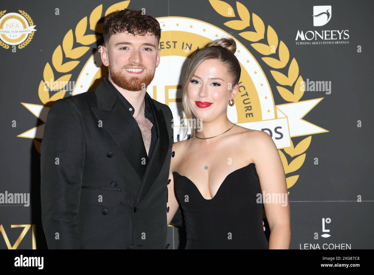 Matty Lee attends National Film Awards at Porchester Hall in London ...