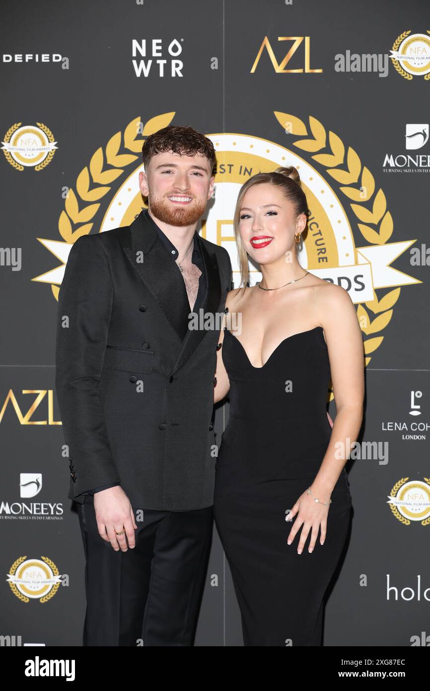 Matty Lee attends National Film Awards at Porchester Hall in London ...