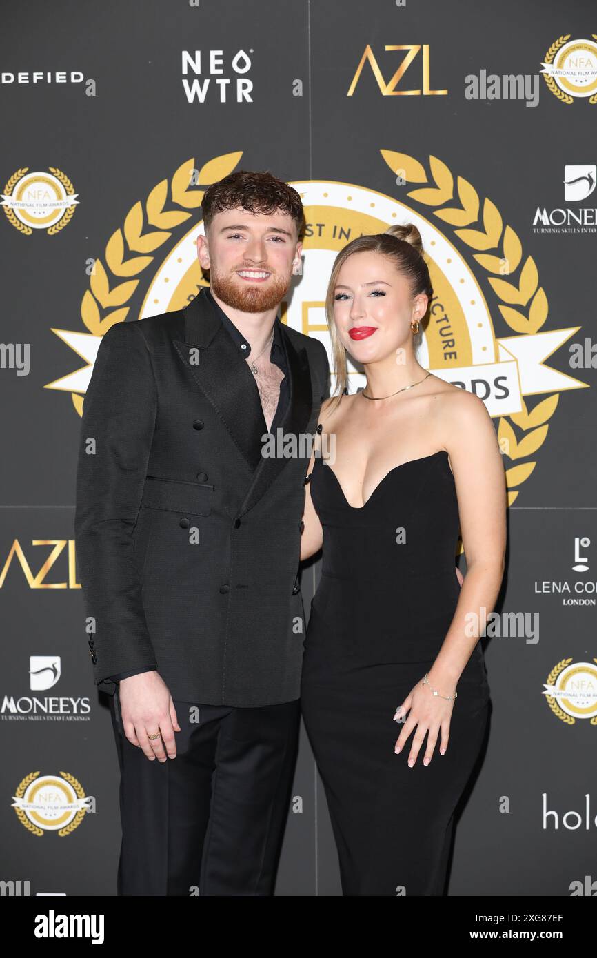 Matty Lee attends National Film Awards at Porchester Hall in London ...