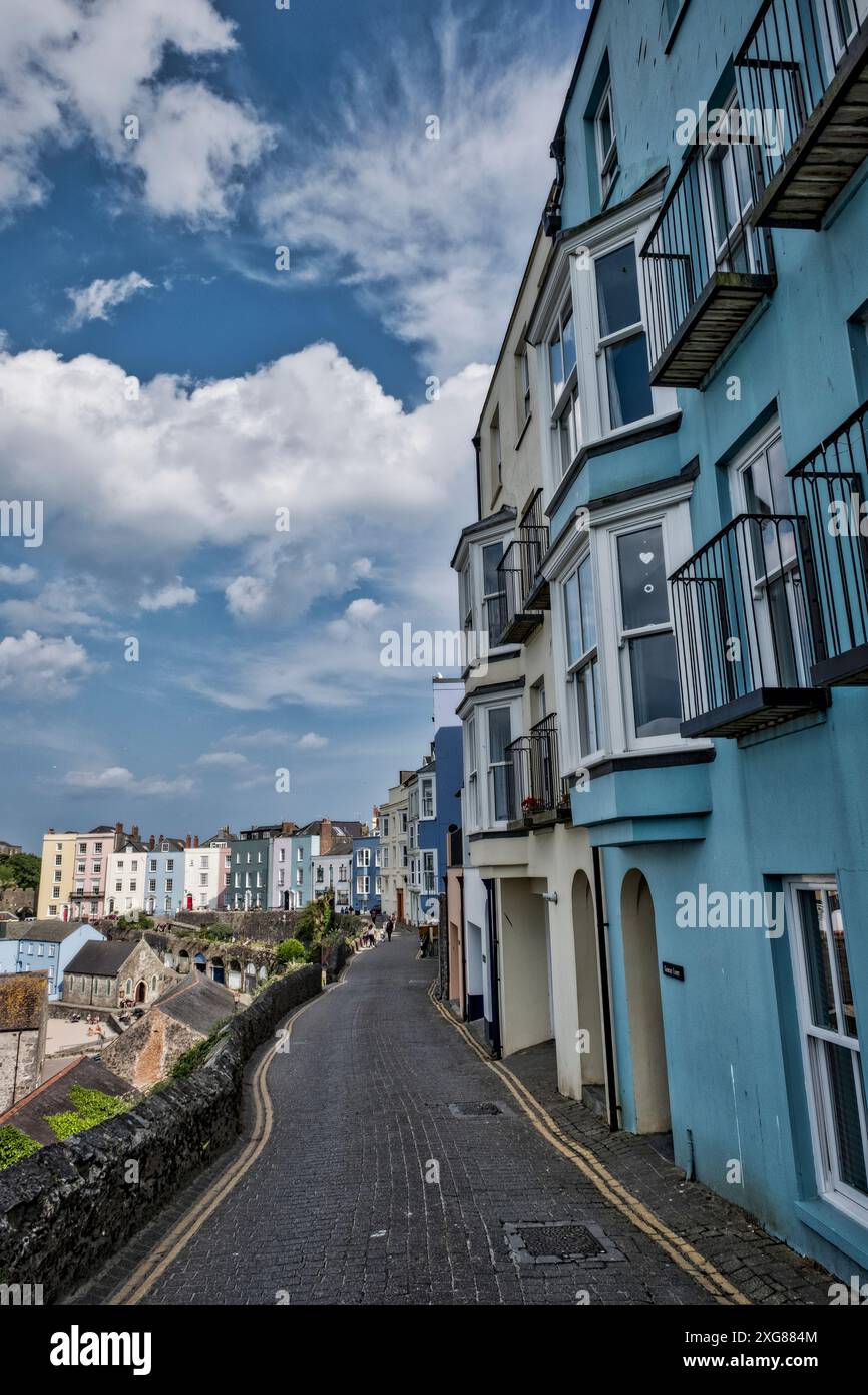 St mary's street tenby hi-res stock photography and images - Alamy