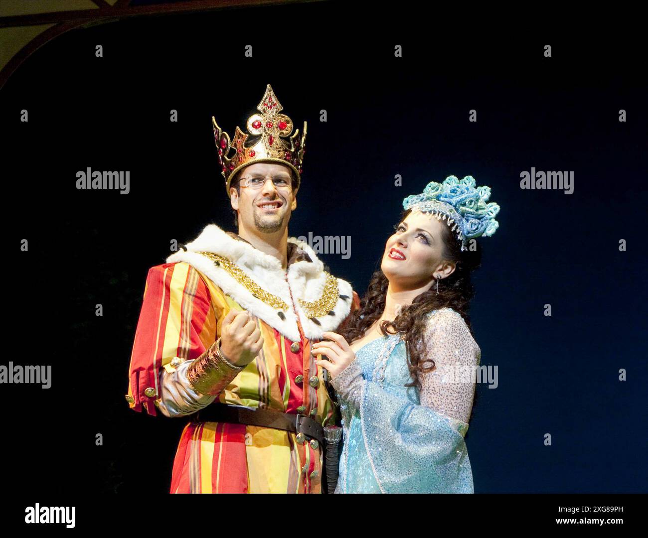 Marcus Brigstocke (King Arthur), Jodie Prenger (The Lady of the Lake ...