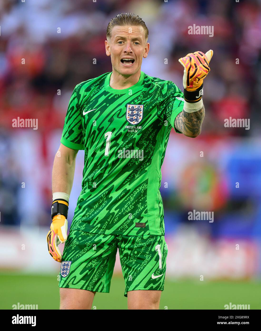 Pickford england 2024 euro hi-res stock photography and images - Alamy