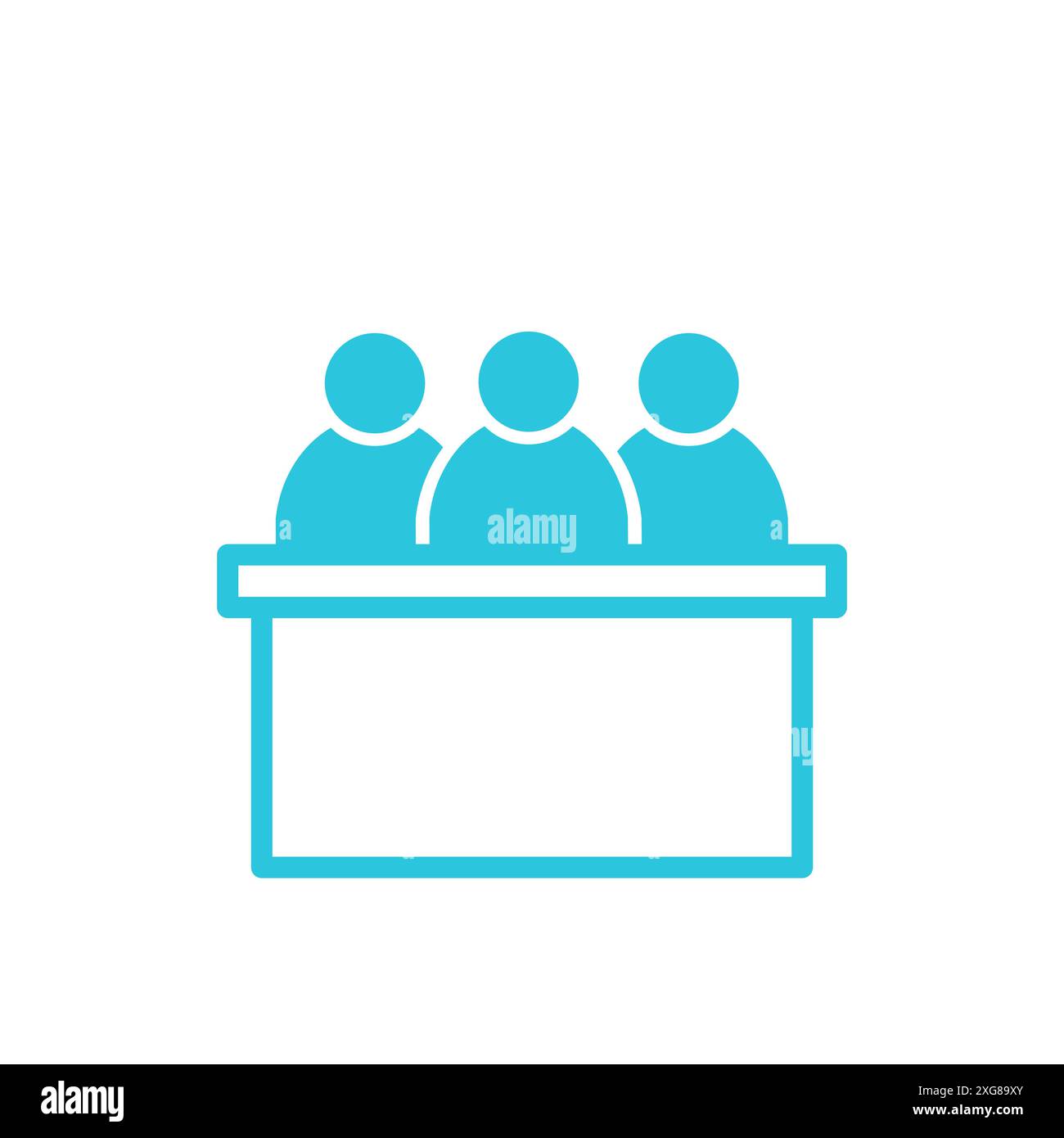 Council icon. Isolated on white background. From blue icon set Stock ...