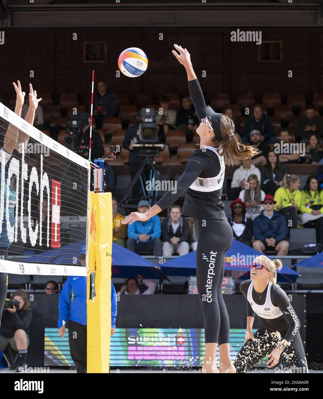 Gstaad Switzerland, 07/07/2024: Beach Volleyball 2024: Gstaad Pro in ...