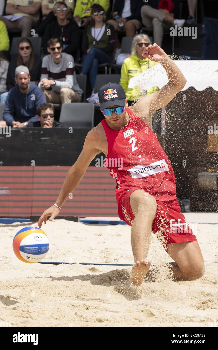 Gstaad Switzerland, 07/07/2024: Christian Sandlie Sorum (NOR) in action ...