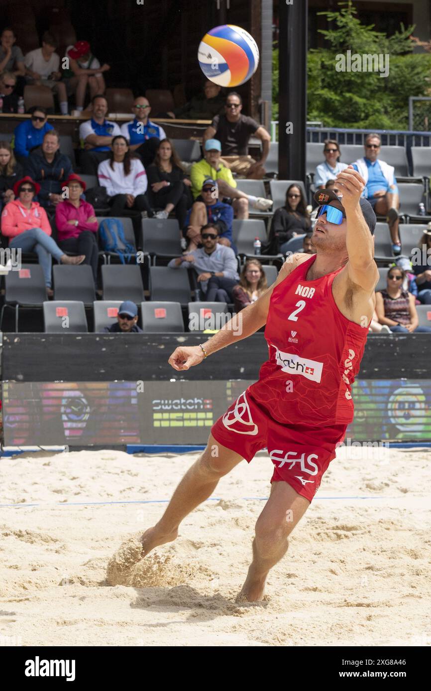 Gstaad Switzerland, 07/07/2024: Christian Sandlie Sorum (NOR) in action ...
