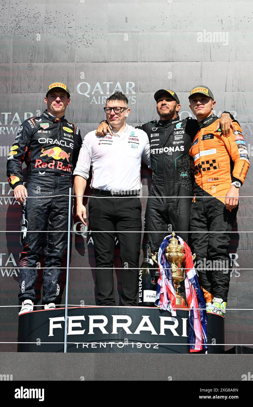 F1 qatar airways british grand prix 2024 first place trophy hi-res ...