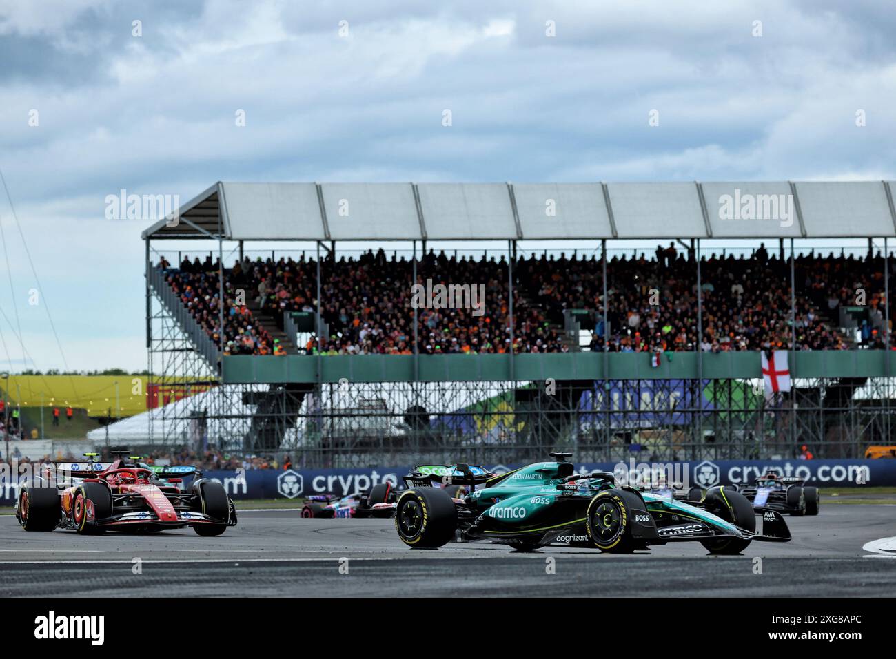 Silverstone, UK. 07th July, 2024. Lance Stroll (CDN) Aston Martin F1 ...