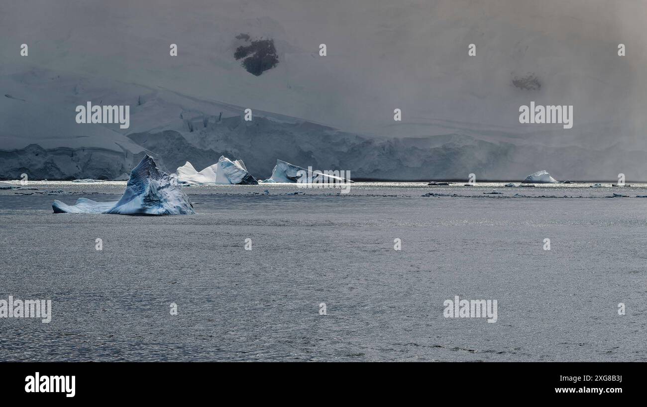 Views around northern tip of Anvers Island, Antarctic Peninsular Stock ...