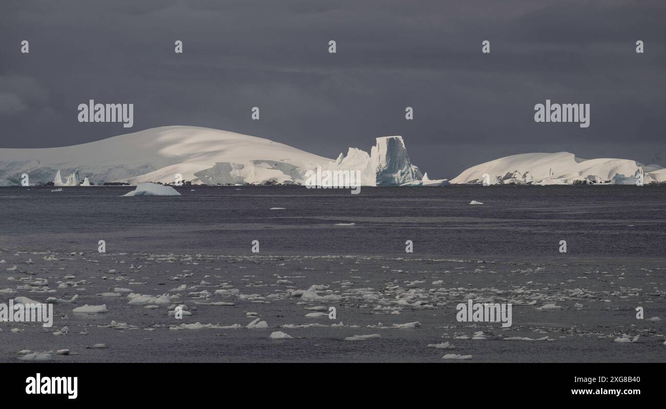 Views around northern tip of Anvers Island, Antarctic Peninsular Stock ...