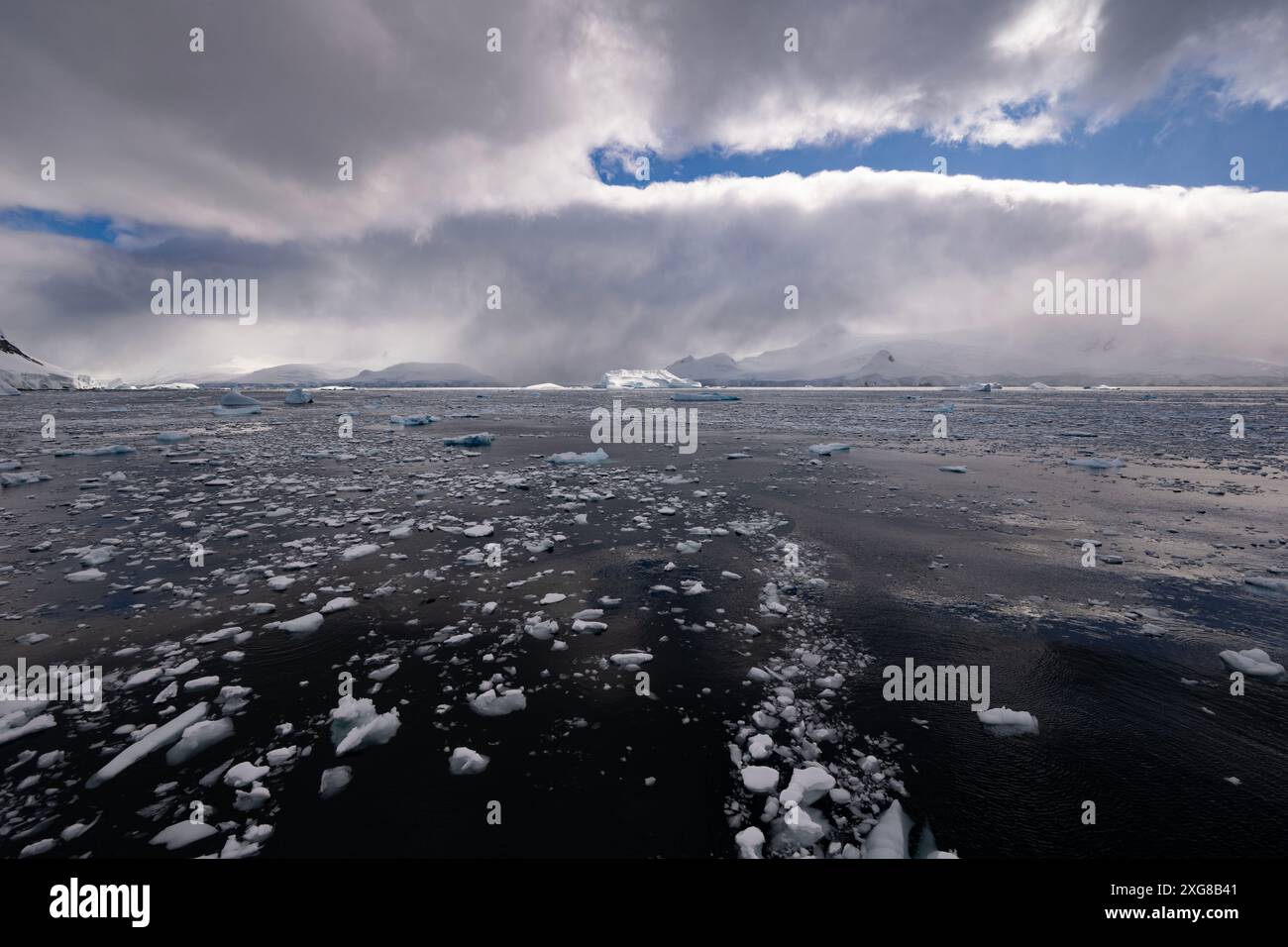 Views around northern tip of Anvers Island, Antarctic Peninsular Stock ...