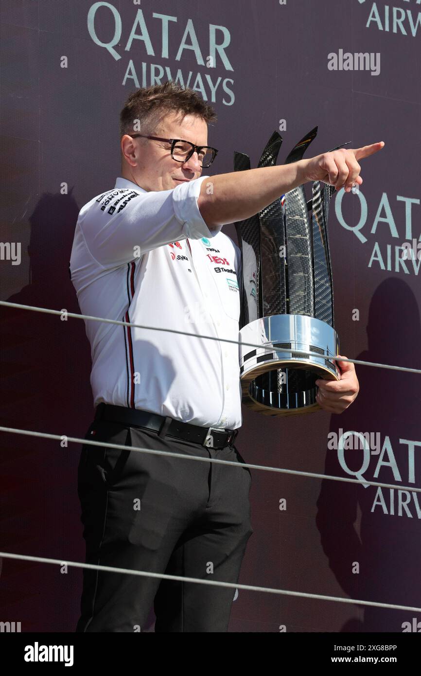 Silverstone, UK. 07th July, 2024. Peter Bonnington (GBR) Mercedes AMG ...