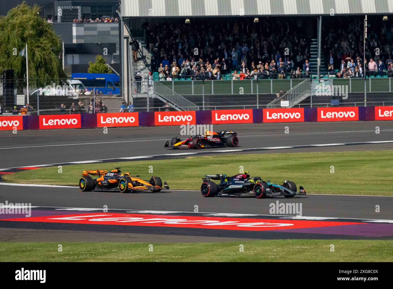 Silverstone (Towcester), UK, 07 Jul 2024, Lewis Hamilton Winning the ...