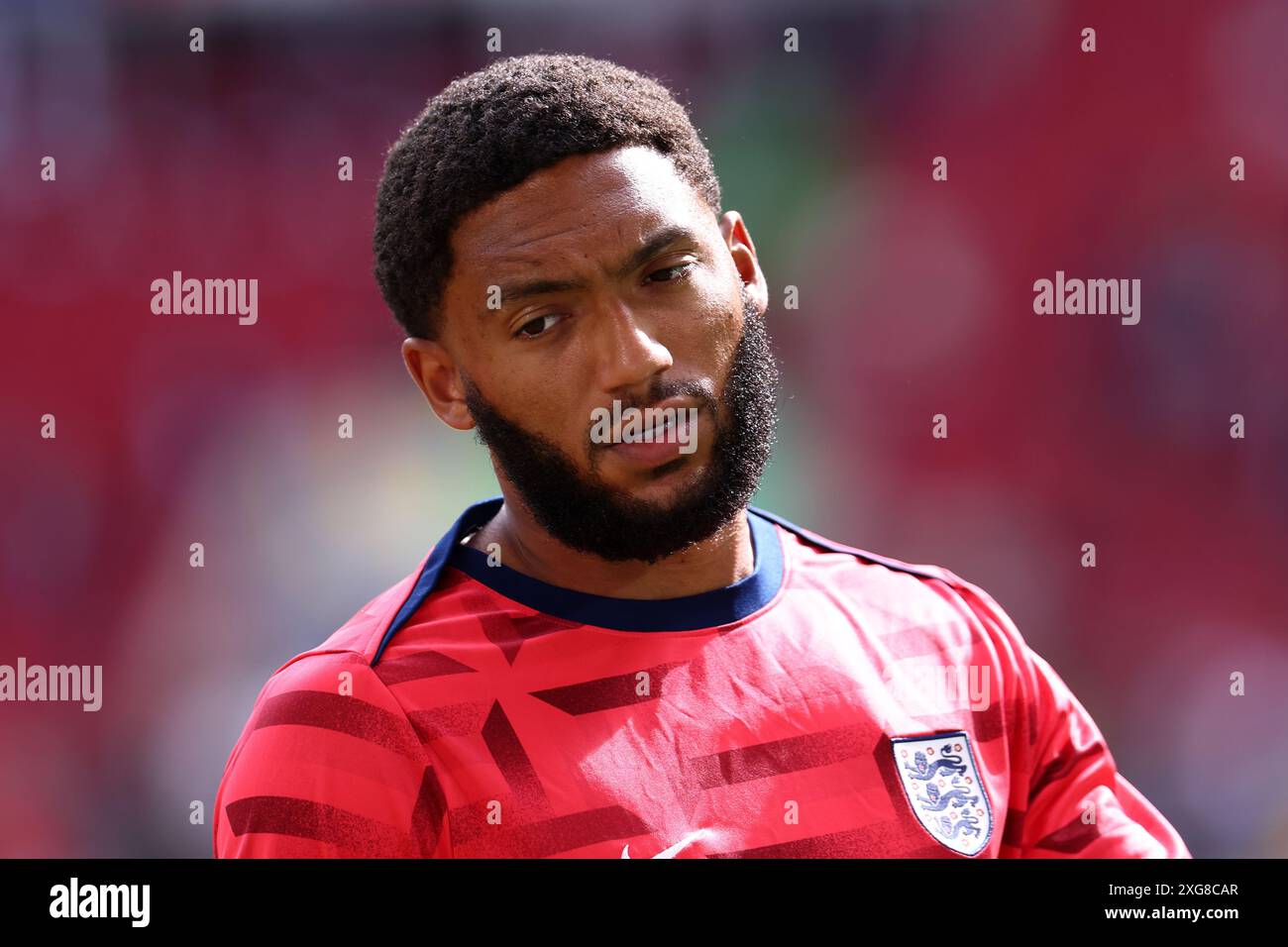 Joe Gomez of England during warm up before the Uefa Euro 2024 quarter ...
