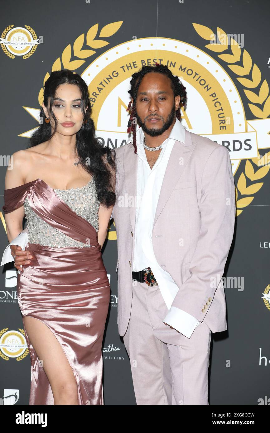 Leyla Moaser and Rich T attend National Film Awards at Porchester Hall ...