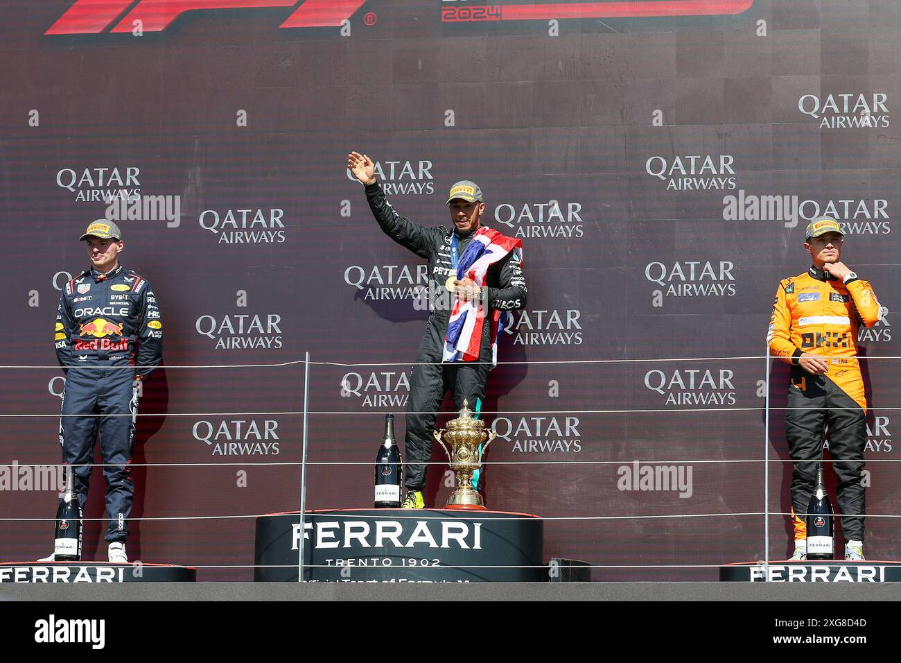 Silverstone, UK. 07th July, 2024. Lewis Hamilton 44 (GBR), Mercedes AMG ...