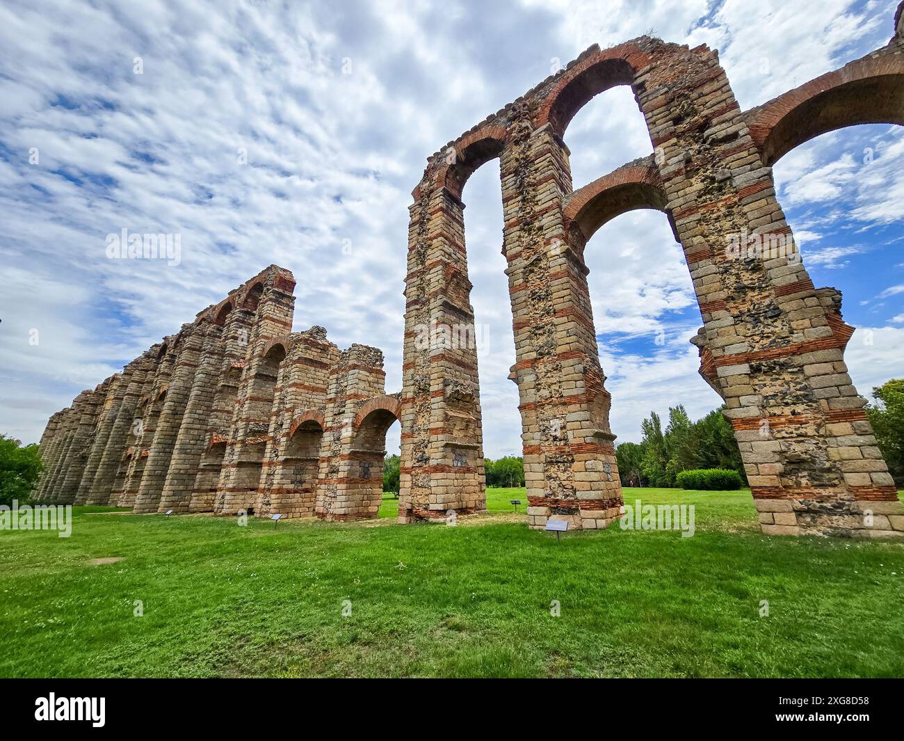 The Acueducto de los Milagros, Miraculous Aqueduct in Merida ...