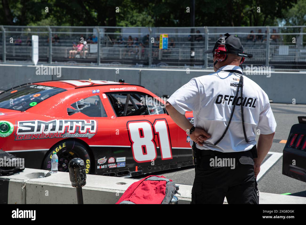 NASCAR Chicago Street race, Grant Park 165, first day of street racing ...