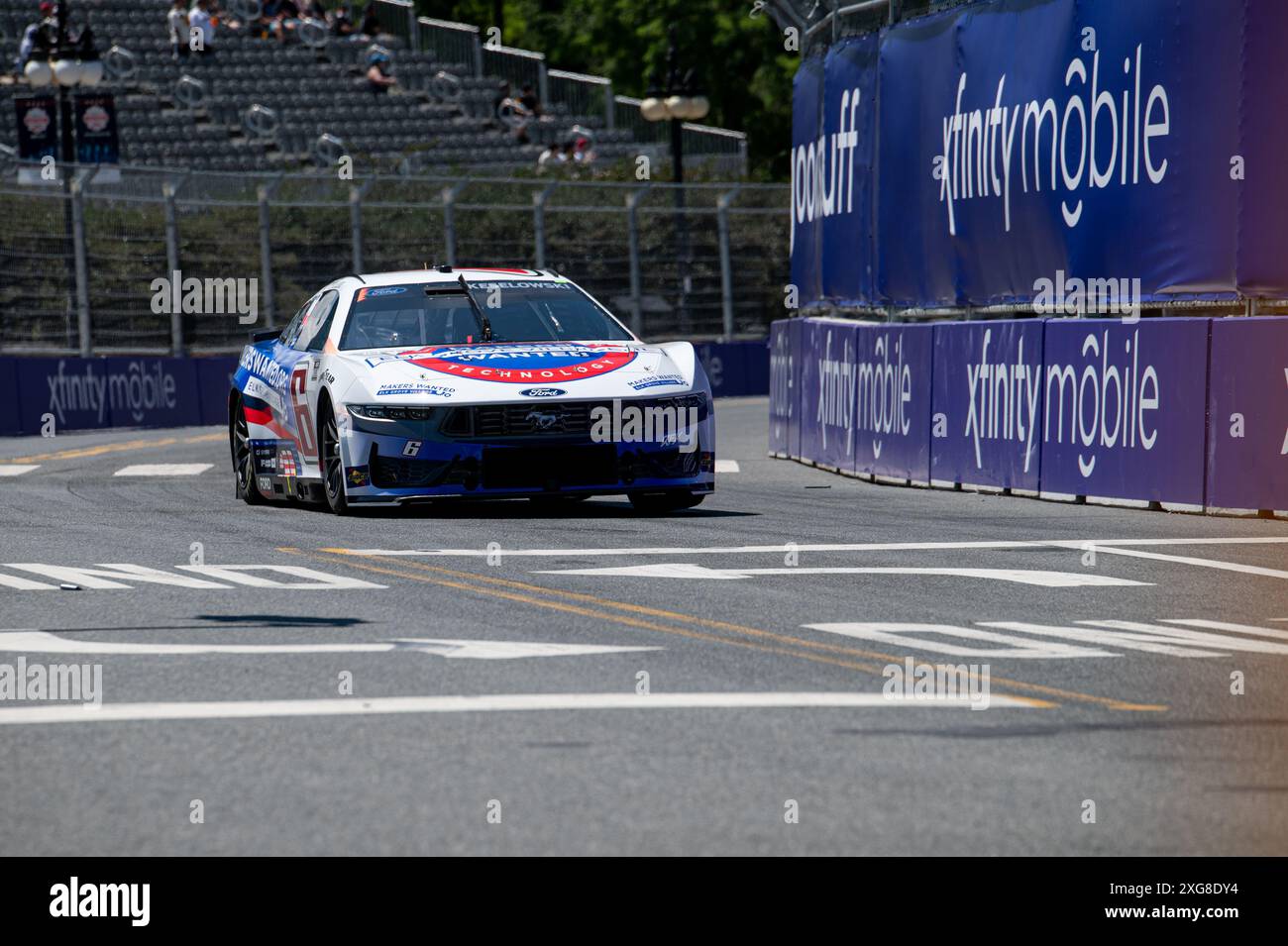 NASCAR Chicago Street race, Grant Park 165, first day of street racing ...