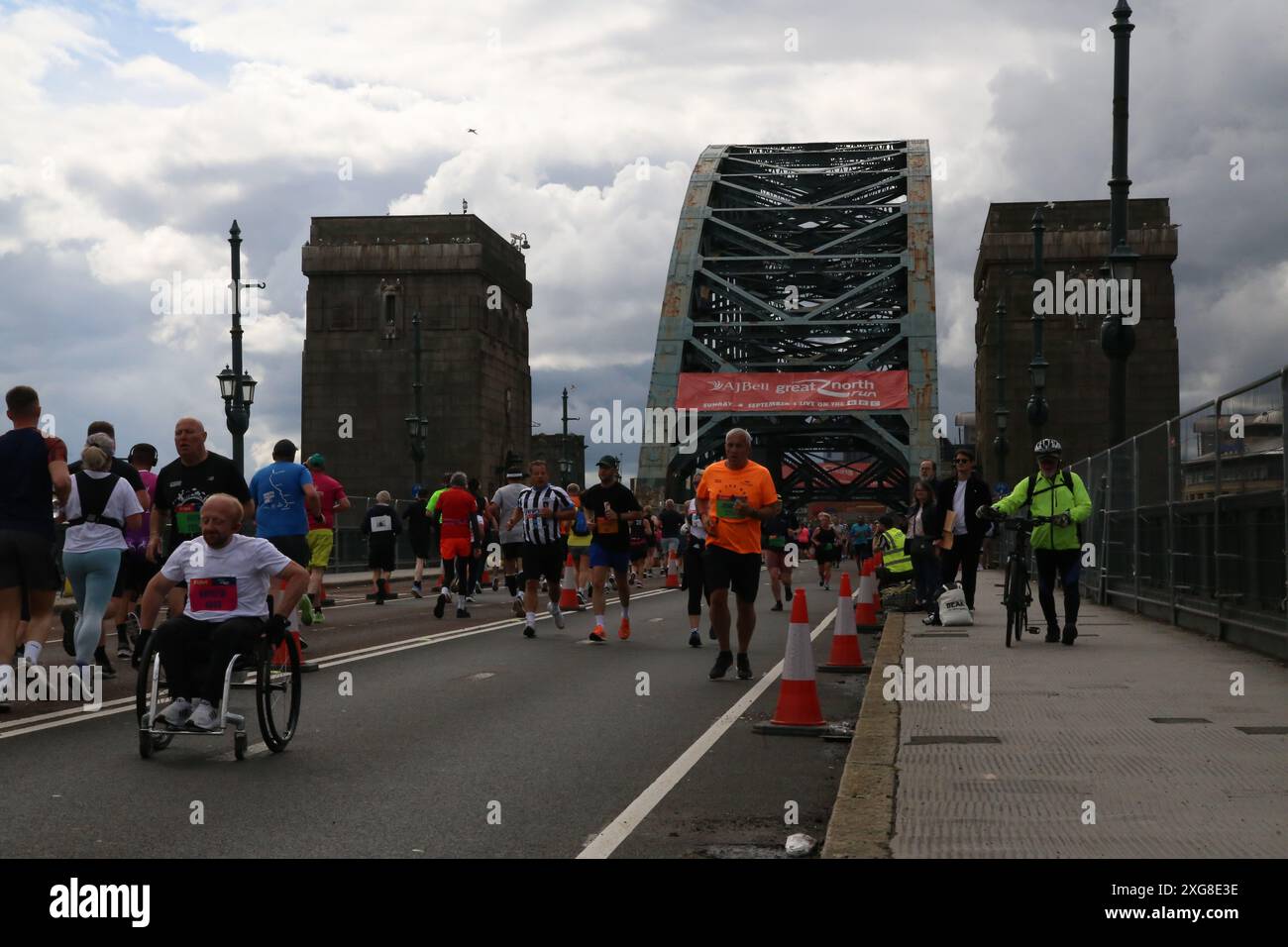 Newcastle, UK. 07th July, 2024. The Great North 10K is the biggest 10K ...